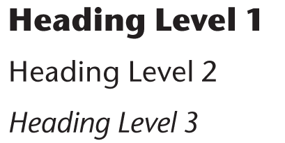 Internal Headings and Subheadings | MLA Handbook | Books Gateway ...